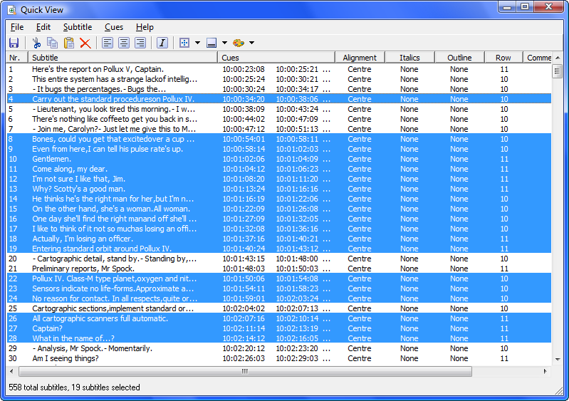 Spot Software QuickView